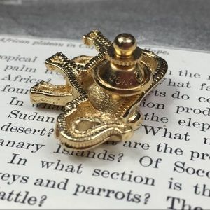 Vintage | Jewelry | Vintage Enamel Rhinestone Elephant Tie Tack Pin ...